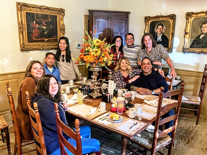 Gathering around the table at Old Chickahominy House isn't just eating&mdash;it's participating in a tradition of breaking bread in historical surroundings.