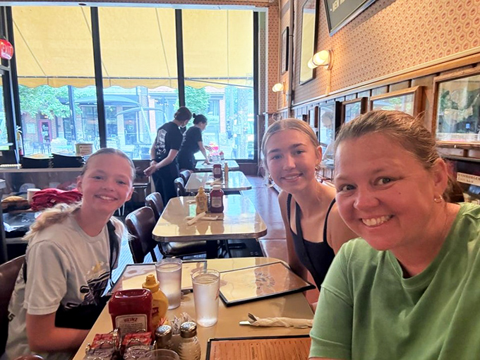 The dining area where strangers become neighbors and calories don't count—at least that's what we tell ourselves over coffee refills.