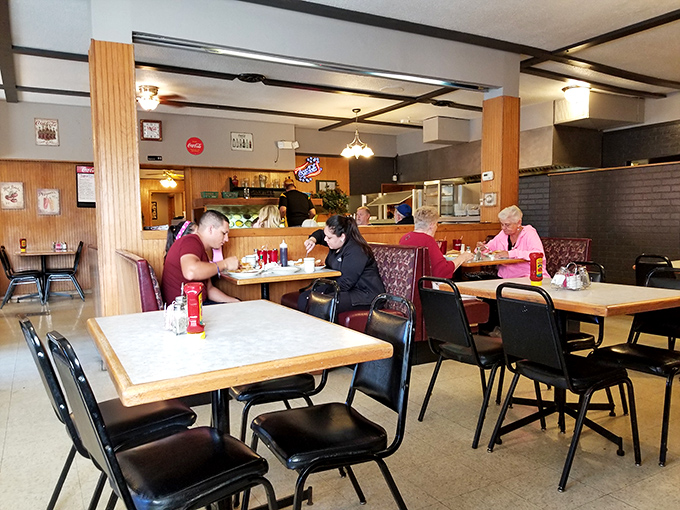 The true measure of a great local restaurant: when diners settle into those booths like they're extensions of their own living rooms.