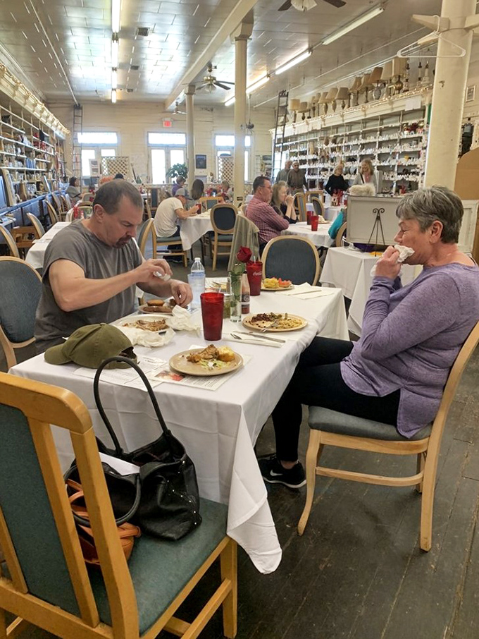 Diners lost in conversation and the pleasure of good food – the true measure of any restaurant worth its salt.