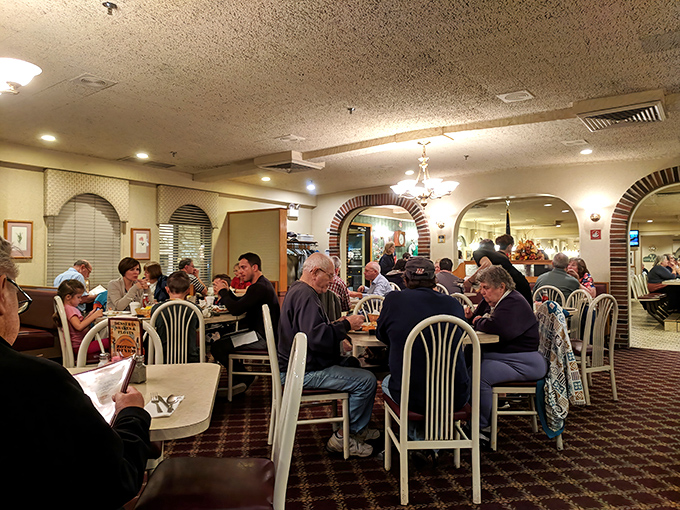 The true heart of any great diner&mdash;a dining room filled with people from all walks of life, united by the universal language of good food.