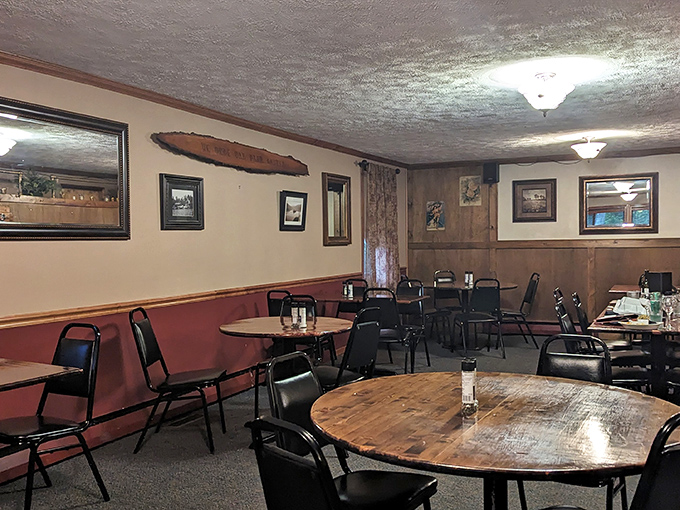 Simple, sturdy tables where memories are made. This dining room has hosted countless celebrations, first dates, and "just because" dinners.