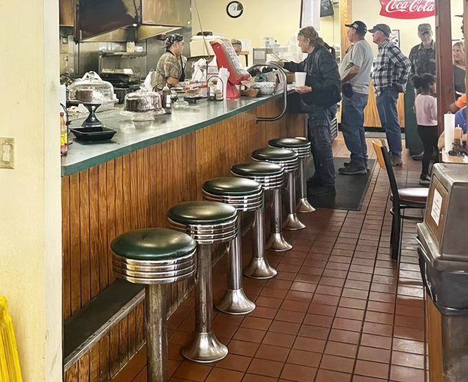 The counter where magic happens &ndash; where orders are placed and barbecue dreams come true.