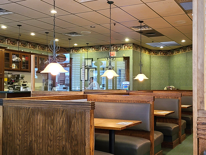 These booths have witnessed first dates, family celebrations, and countless coffee refills&mdash;the silent historians of community dining.