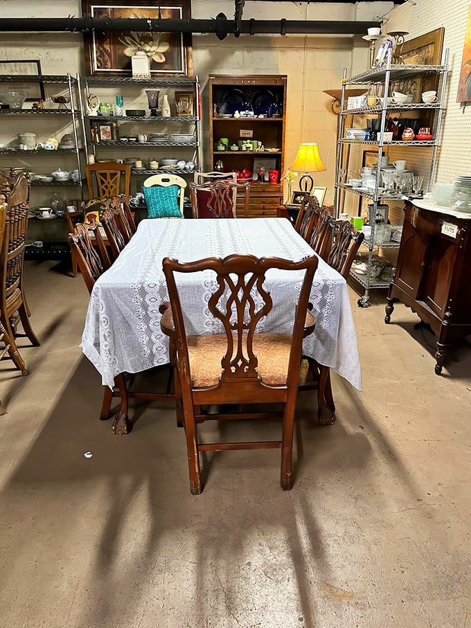 This dining set isn't just furniture&mdash;it's the stage where family dramas, celebrations, and everyday life will unfold.