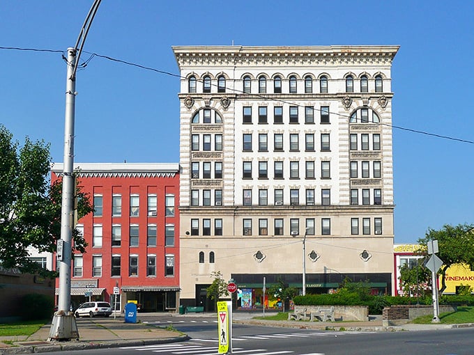 The majestic Empsall's Building towers over downtown like the architectural equivalent of your distinguished great-uncle who still dresses for dinner.