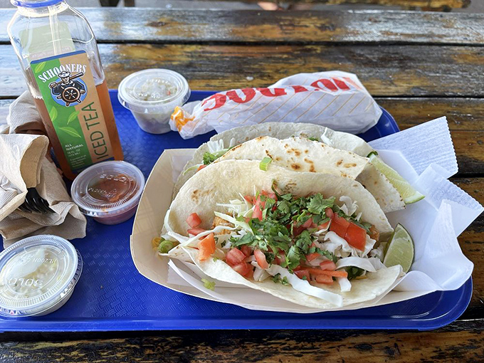 Fish tacos that transport you to coastal Mexico while your feet remain firmly planted on Connecticut soil.