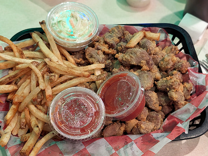 Fried chicken gizzards&mdash;the dish that separates the curious from the cautious. Those golden nuggets have converted many a skeptic.