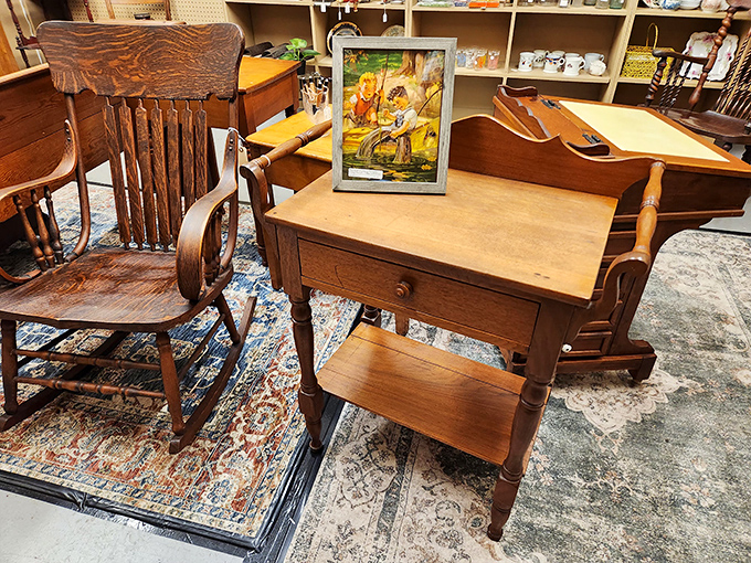 This isn't just furniture&mdash;it's a time machine. That rocking chair has heard stories you wouldn't believe, and that desk has probably written a few.