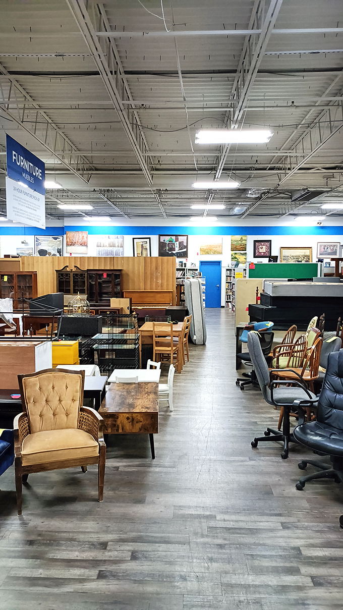 Furniture that's seen some living, ready for its second act. That tufted chair is calling your name!
