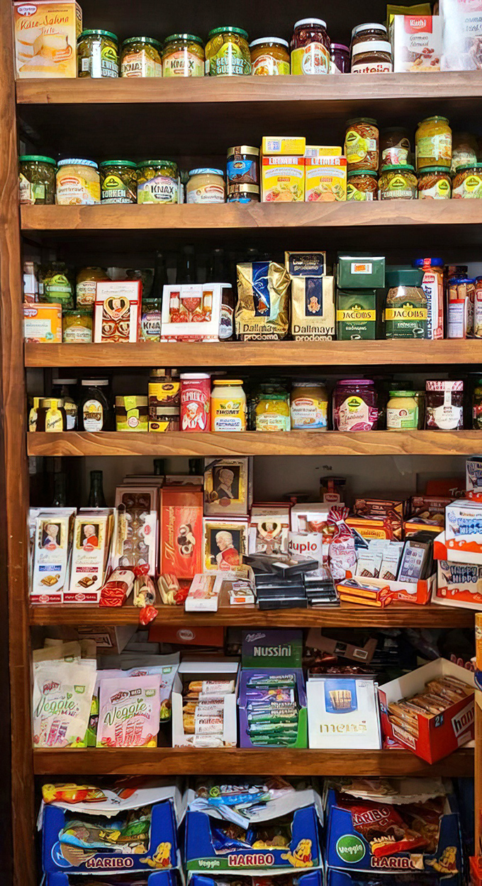 Not just a shelf of German goodies &ndash; it's a treasure trove where Nutella meets its European cousins.