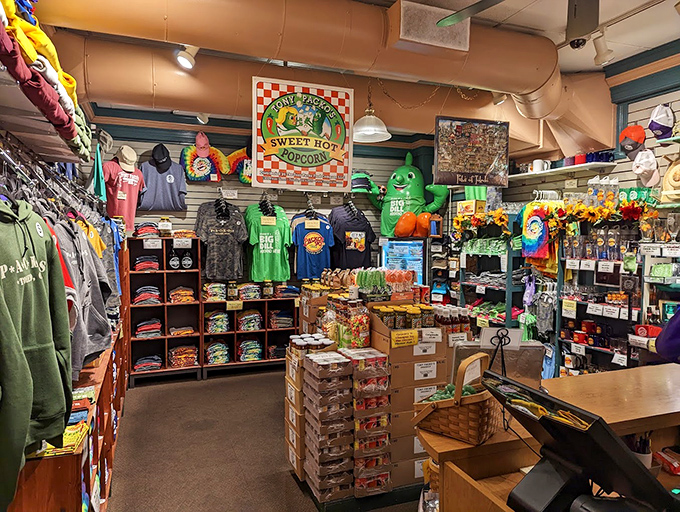 The gift shop: where you can take home a taste of Tony Packo's, because sometimes souvenirs should satisfy more than just nostalgia.