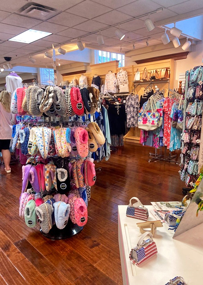 The gift shop offers a chance to take home a piece of Amish country &ndash; slippers included, bonnets sold separately.