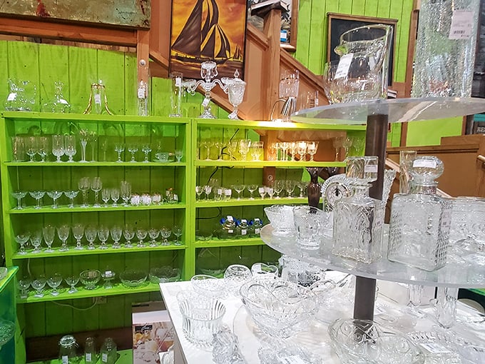 Crystal kingdom &ndash; where your grandmother's favorite pattern might be waiting to complete your set or start a new collection.