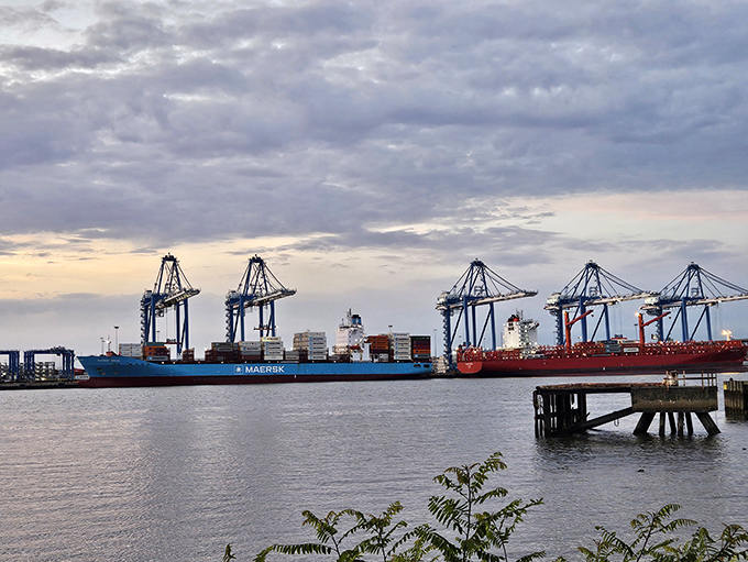 The working waterfront reminds visitors that Gloucester City's affordability comes with authentic industrial character, not manufactured small-town cuteness.