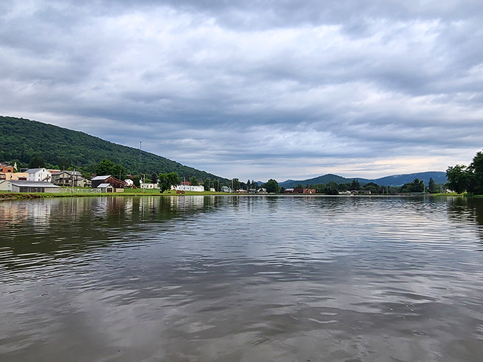 Hamlin Lake reflects the mountains like nature's own mirror, offering peaceful waters for fishing, kayaking, or simply admiring the view.