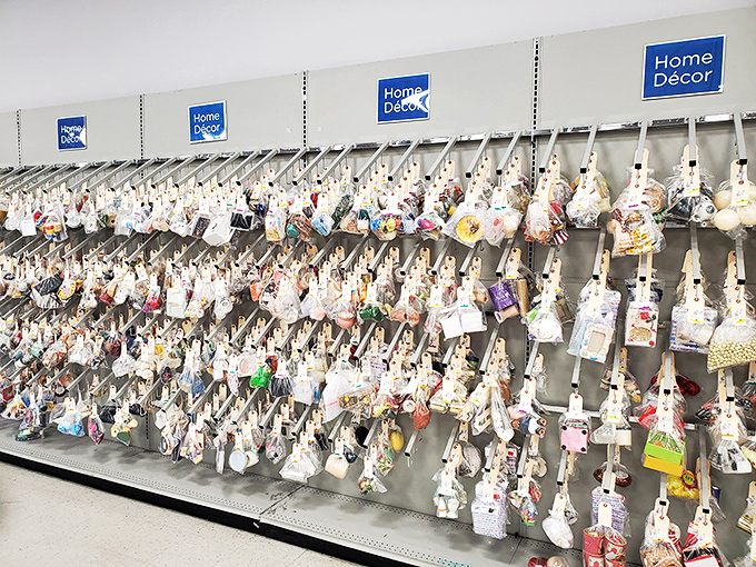 The home decor section: where one person's "what was I thinking?" becomes another's perfect accent piece. Those figurines have seen things.