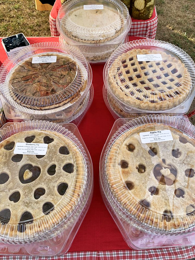 Homemade pies that make your supermarket bakery hang its head in shame. That lattice work isn't just crust&mdash;it's edible architecture.