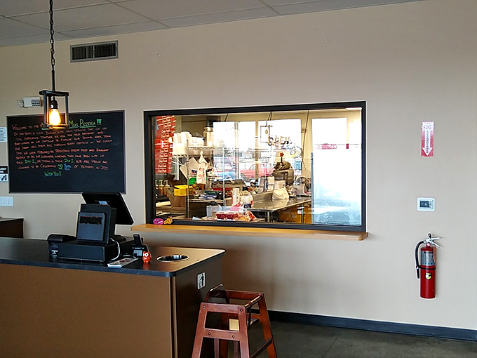 The kitchen window offers a glimpse into the promised land&mdash;where dough becomes destiny and sauce becomes salvation.