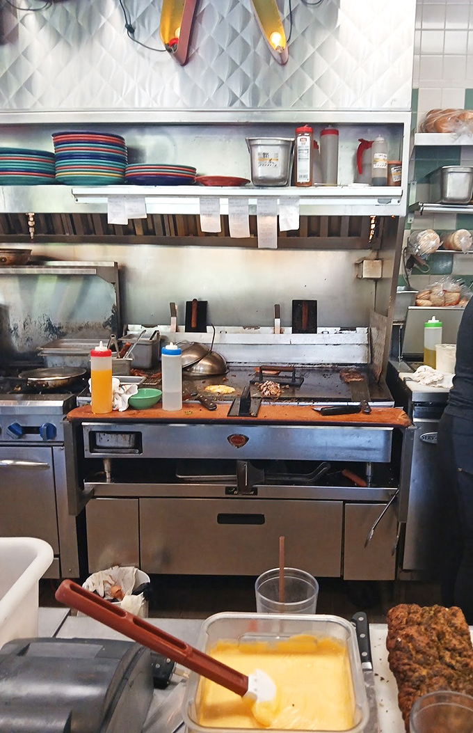 The open kitchen concept lets you watch your meal's journey from ingredients to masterpiece&mdash;dinner and a show!