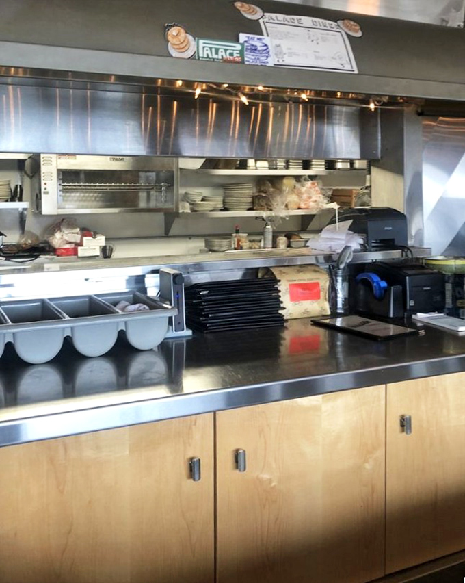 The kitchen&mdash;small but mighty, like a prizefighter in the lightweight division. Where breakfast dreams become delicious reality.