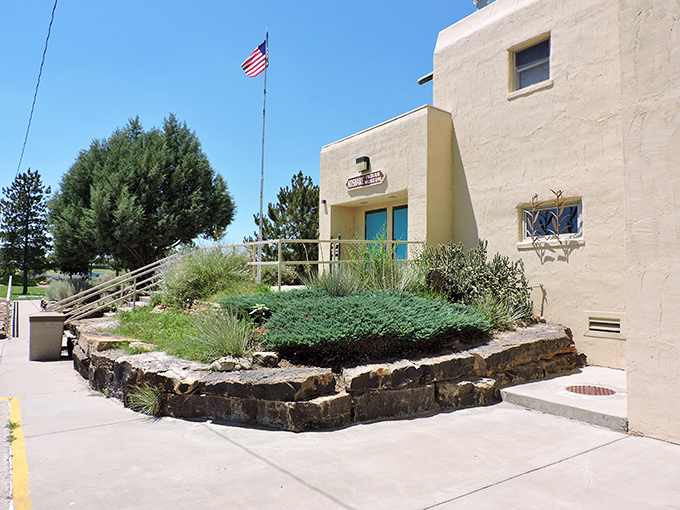 The Koshare Museum entrance beckons with southwestern simplicity, a doorway to cultural understanding that doesn't need neon lights to grab your attention.