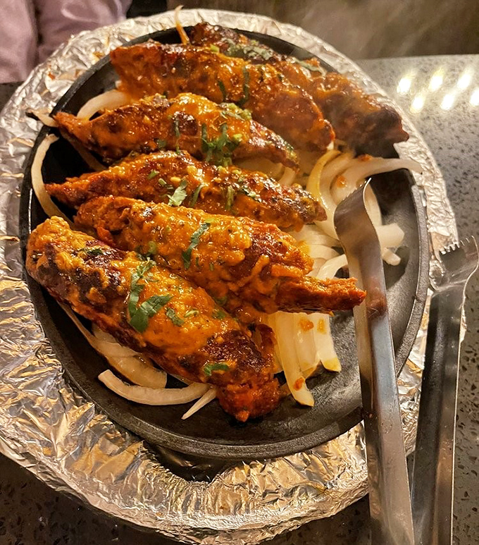 Lamb kebabs that could make a vegetarian reconsider their life choices – almost.