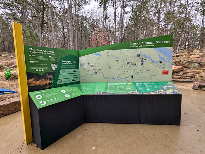 The park map &ndash; where "you are here" meets "you could be there" and adventure planning begins.