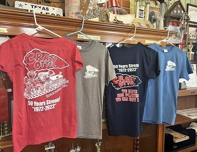Fifty years of feeding Lancaster celebrated in cotton and pride. These shirts aren't just merchandise&mdash;they're wearable trophies for conquering their legendary portions.