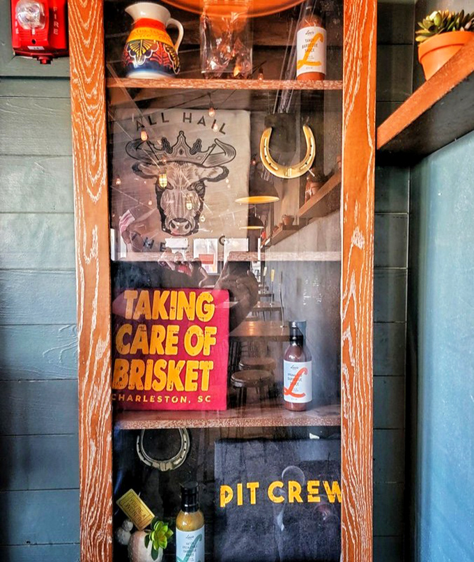 "Taking Care of Brisket" isn't just a clever play on words—it's the philosophy that makes Lewis Barbecue a carnivore's pilgrimage site.