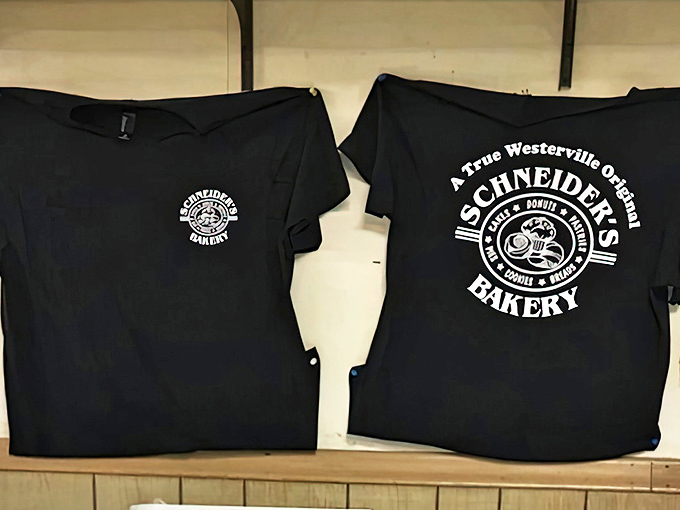 Bakery merch: because sometimes wearing your favorite carbohydrates on your shirt is the next best thing to eating them.