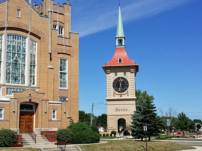 Not just a timepiece but the beating heart of downtown. Muensterberg Plaza's clock tower stands sentinel over a community that values both heritage and punctuality.