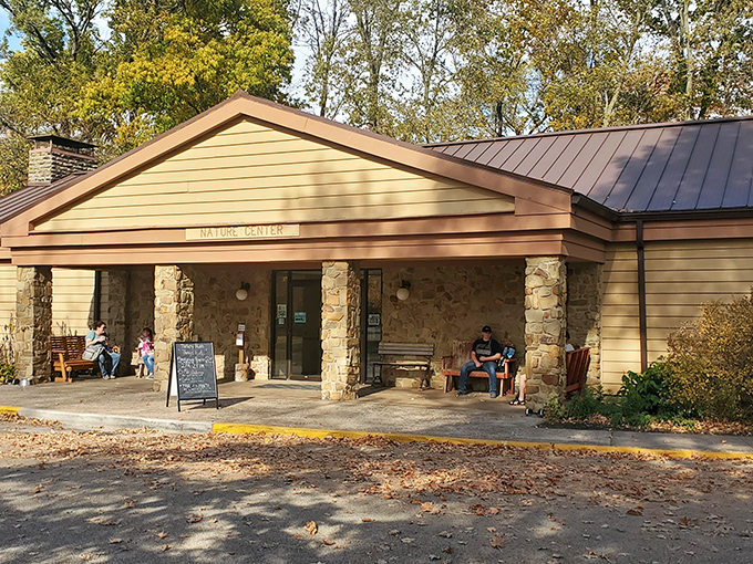 The Nature Center serves as Turkey Run's mission control &ndash; where confused hikers learn that "very rugged" wasn't an exaggeration after all.