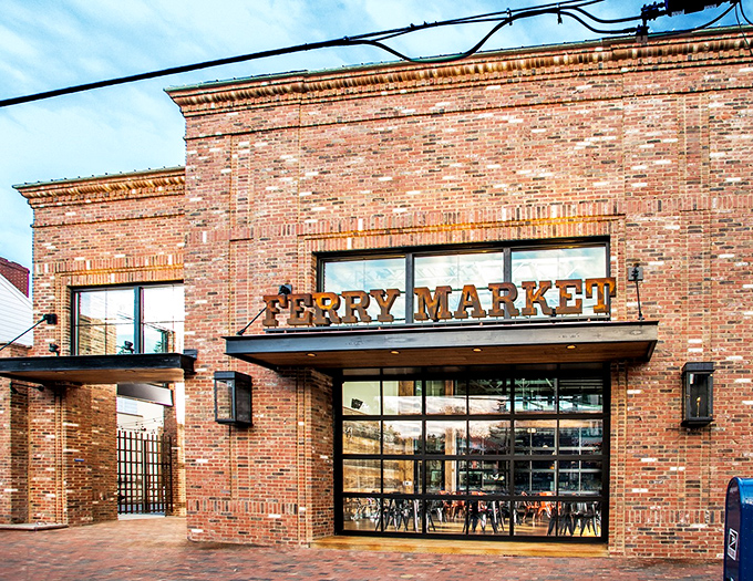 The Ferry Market's industrial-chic brick facade houses a foodie paradise within. A culinary playground where local vendors showcase Bucks County's finest flavors.