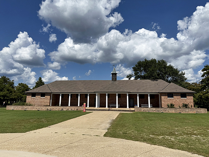 History stands still while time marches on. This stately brick building whispers stories of Louisiana's past to anyone who listens.