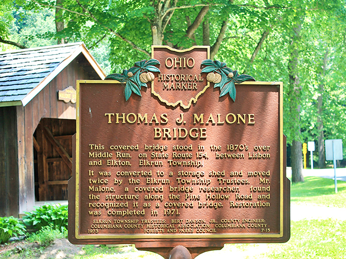 History doesn't just live in books. The Thomas J. Malone Bridge marker reminds us that every structure has a story worth preserving.