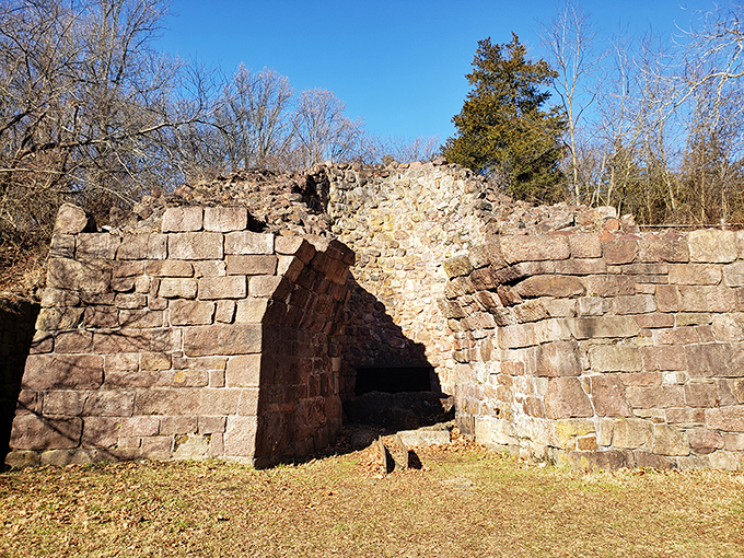Historic stone ruins whisper stories of Pennsylvania's industrial past. Time travel without the complicated physics.