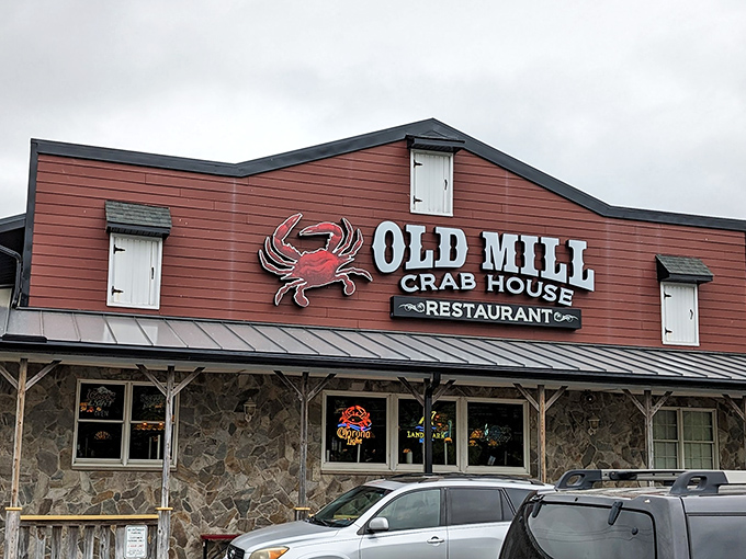Old Mill Crab House offers seafood without the coastal markup—where the only thing that'll pinch you is the occasional crab, not the bill.
