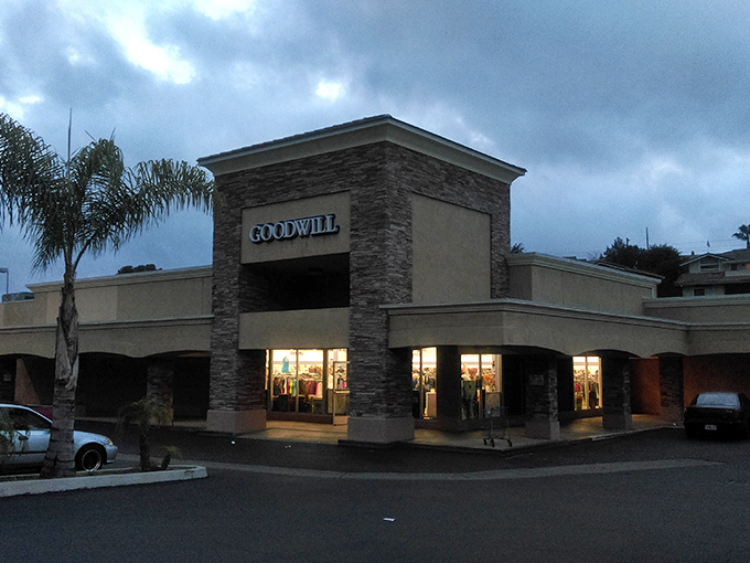 Night shopping has its own allure, with the illuminated storefront promising treasures even after sunset.