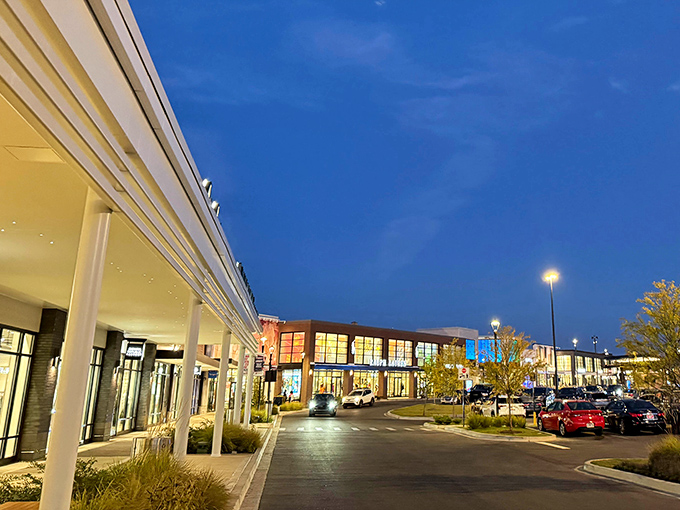 Twilight shopping offers a magical atmosphere and typically smaller crowds. The perfect time to browse without bumping elbows.