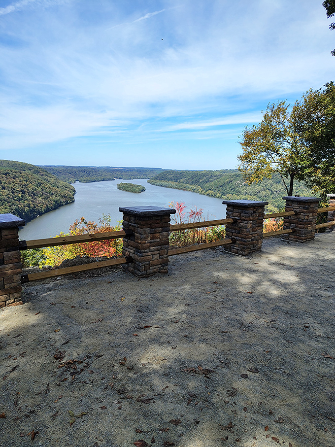 Stone pillars standing guard over a view that's remained unchanged since before TikTok, Netflix, or even electricity was a thing.