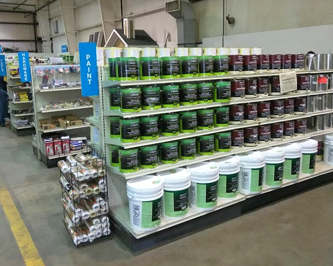 Paint paradise! DIY dreams begin here, where gallons of possibility line the shelves waiting to transform the ordinary into extraordinary.