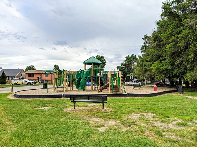 Pheasant Run Park offers the simple joys of childhood with its colorful playground equipment&mdash;proof that fun doesn't need fancy packaging.