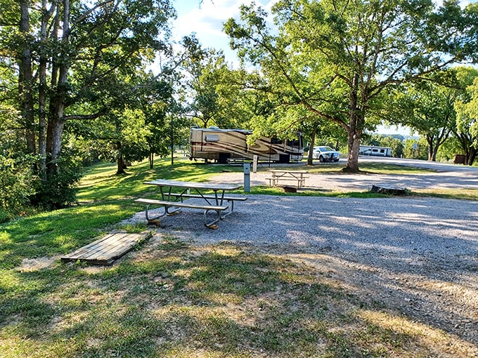 RV camping spots that offer the perfect balance of roughing it and bringing half your house with you &ndash; nature with a side of comfort.