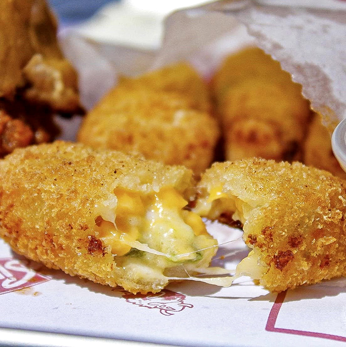 Cheese-filled potato teezers caught mid-stretch&mdash;the food equivalent of that perfect yawn that makes your whole body tingle.