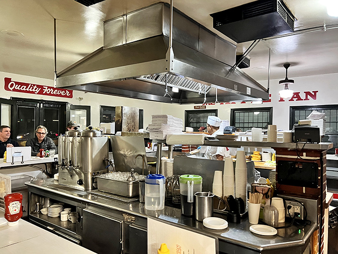 Behind the counter, decades of experience translate into effortless efficiency &ndash; no wasted movements, just the beautiful ballet of people who know exactly what they're doing.