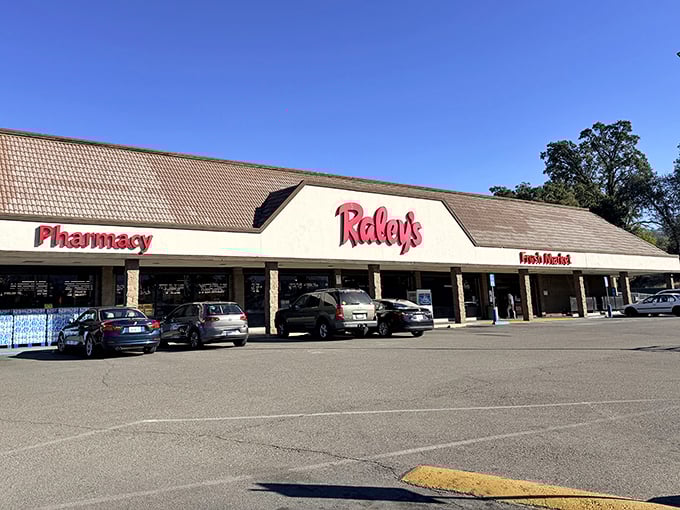 Raley's supermarket provides all the essentials without big-city markup, proving you don't need to sacrifice grocery selection for mountain living.