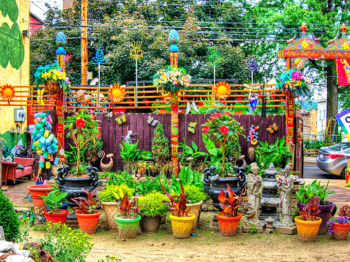 The garden doesn't just grow plants&mdash;it cultivates wonder through sculptures and colors that Mother Nature might consider a bit much.