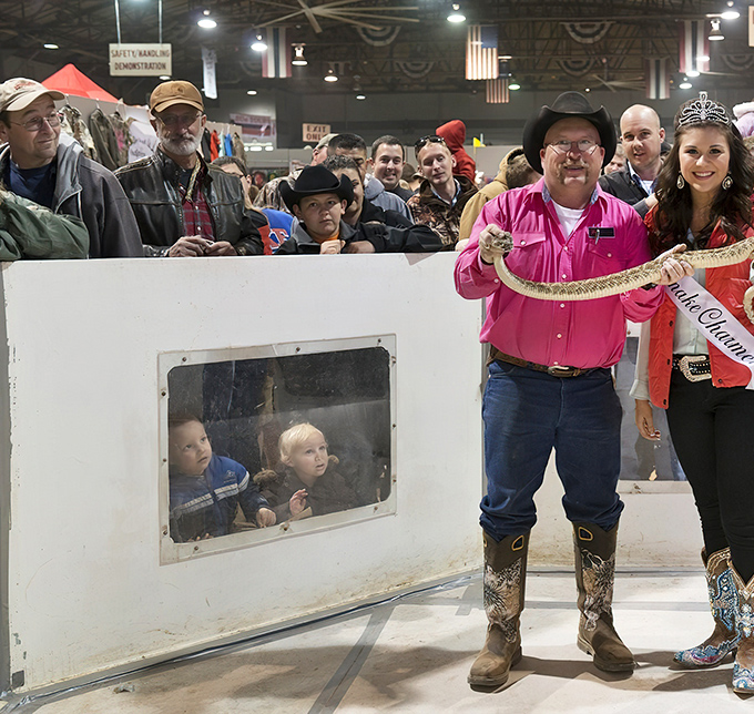 At the Rattlesnake Roundup, that's not a belt or a boot yet&mdash;it's a local celebrity meeting its adoring (and slightly terrified) public.