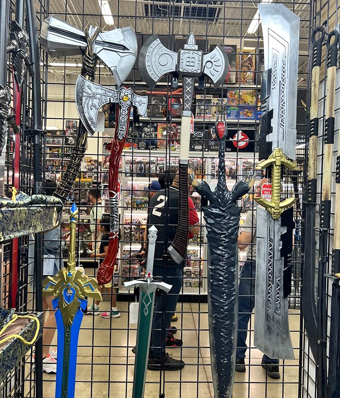 Fantasy weapons that would make any cosplayer weep with joy. From Thor's hammer to Cloud's Buster Sword&mdash;no dragon is safe.